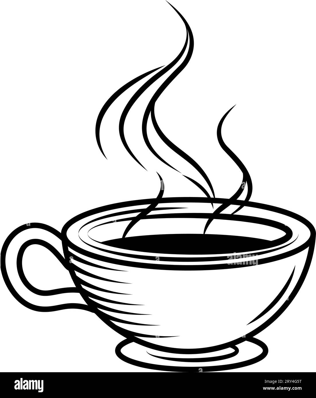 Transparent cup coffee shadow Stock Vector Images - Alamy