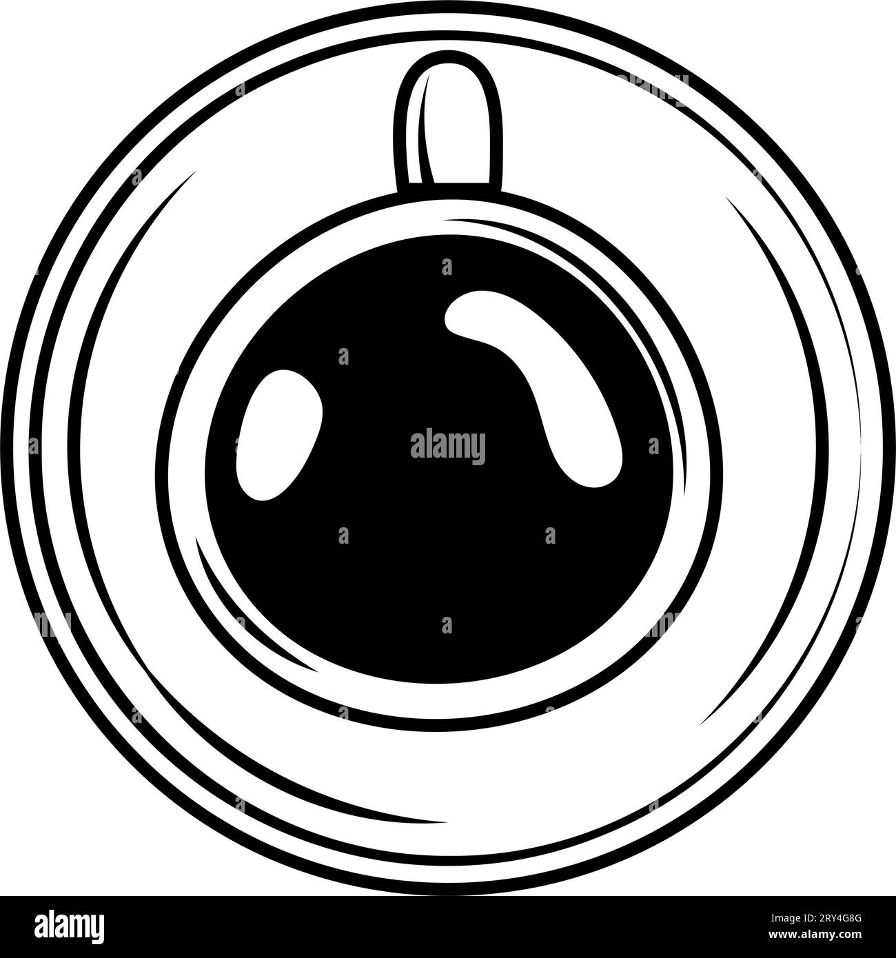 coffee cup draw top view Stock Vector Image & Art - Alamy