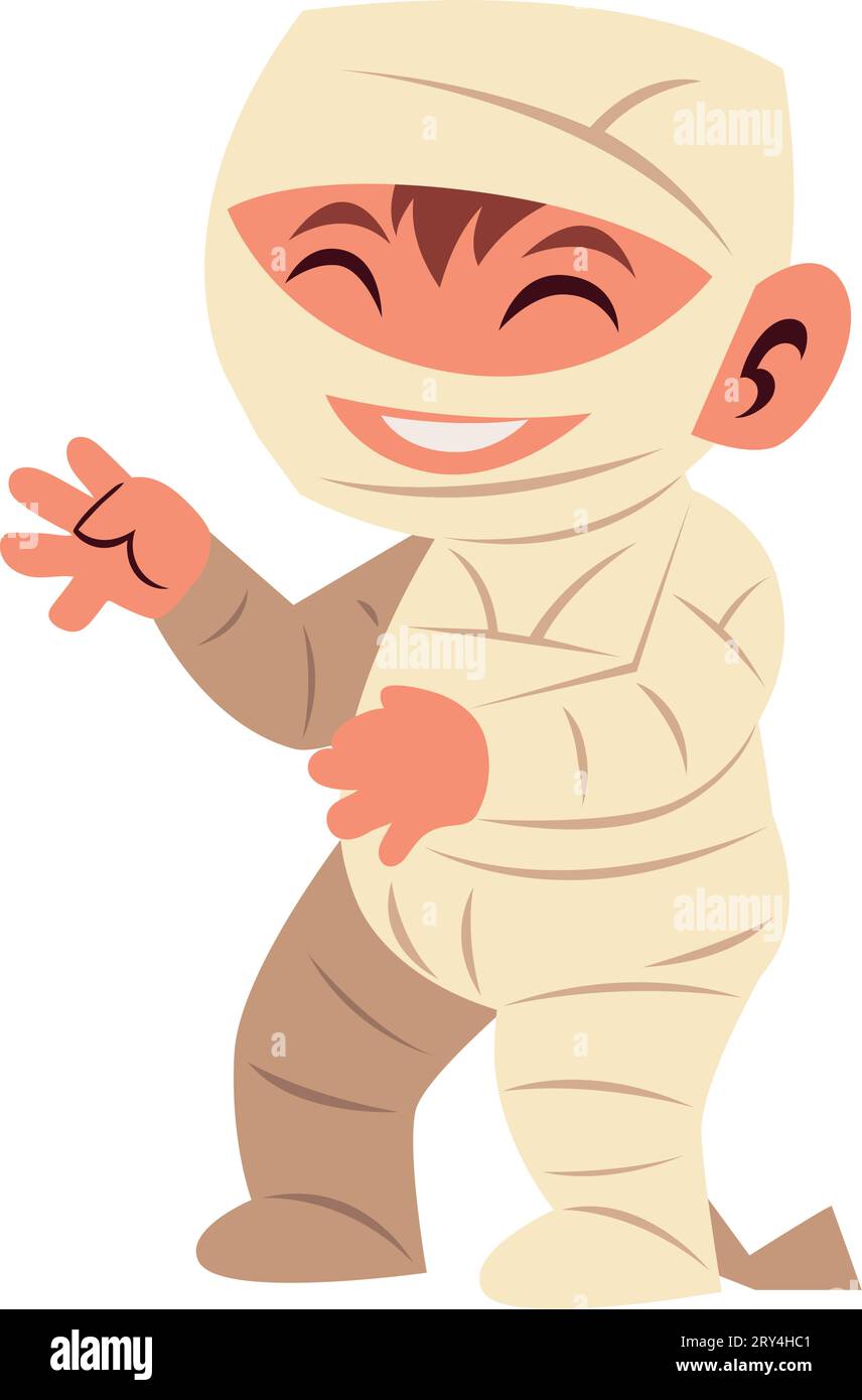 halloween kid disguised character Stock Vector Image & Art - Alamy