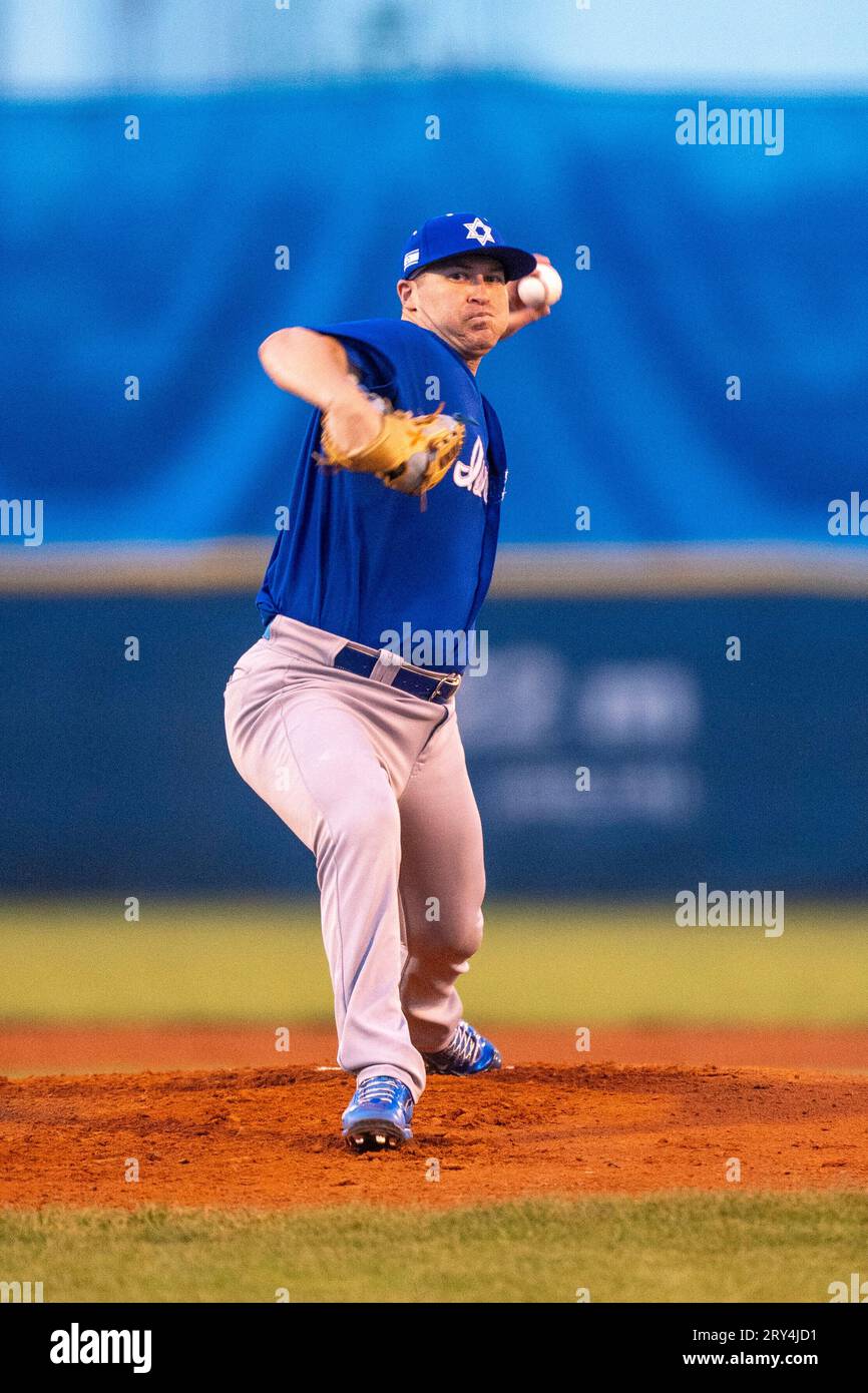 BLANSKO, CZECH - SEPTEMBER 28 : Alex Katz of Israel during the ...
