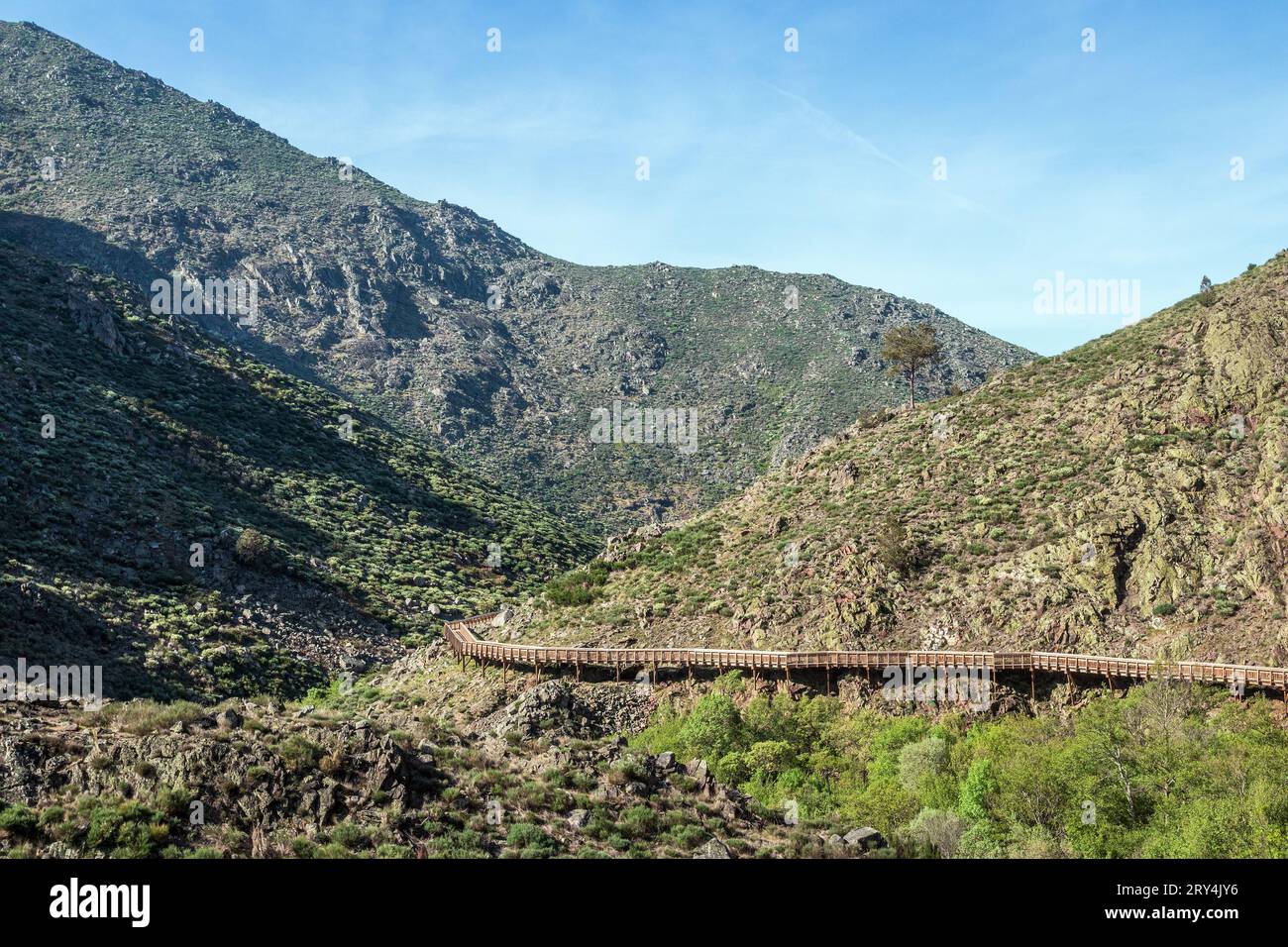 Guarda, Portugal - April 10, 2023: Beautiful landscape of the Serra da ...