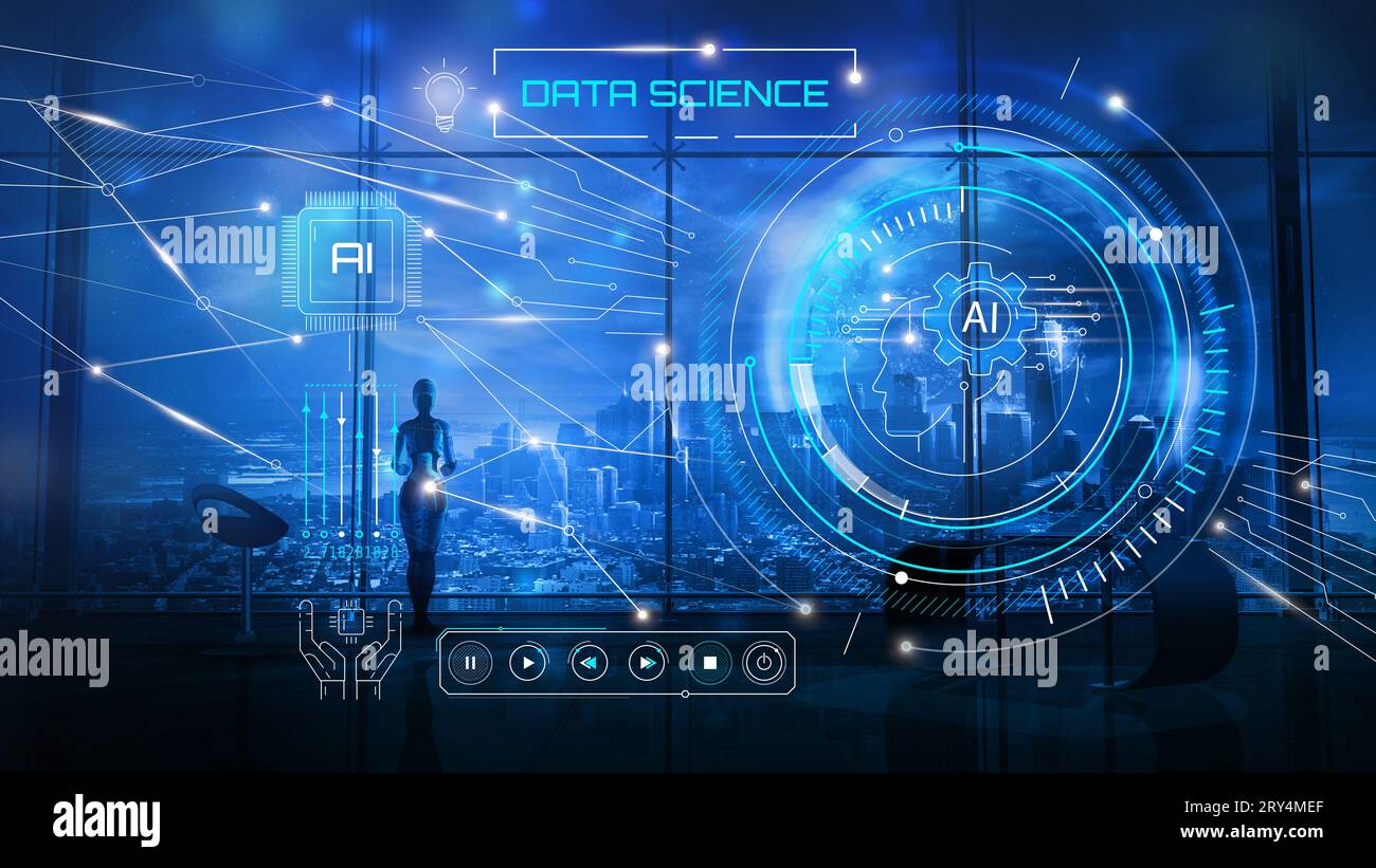 Infographics on the theme of the future for science and technology ...
