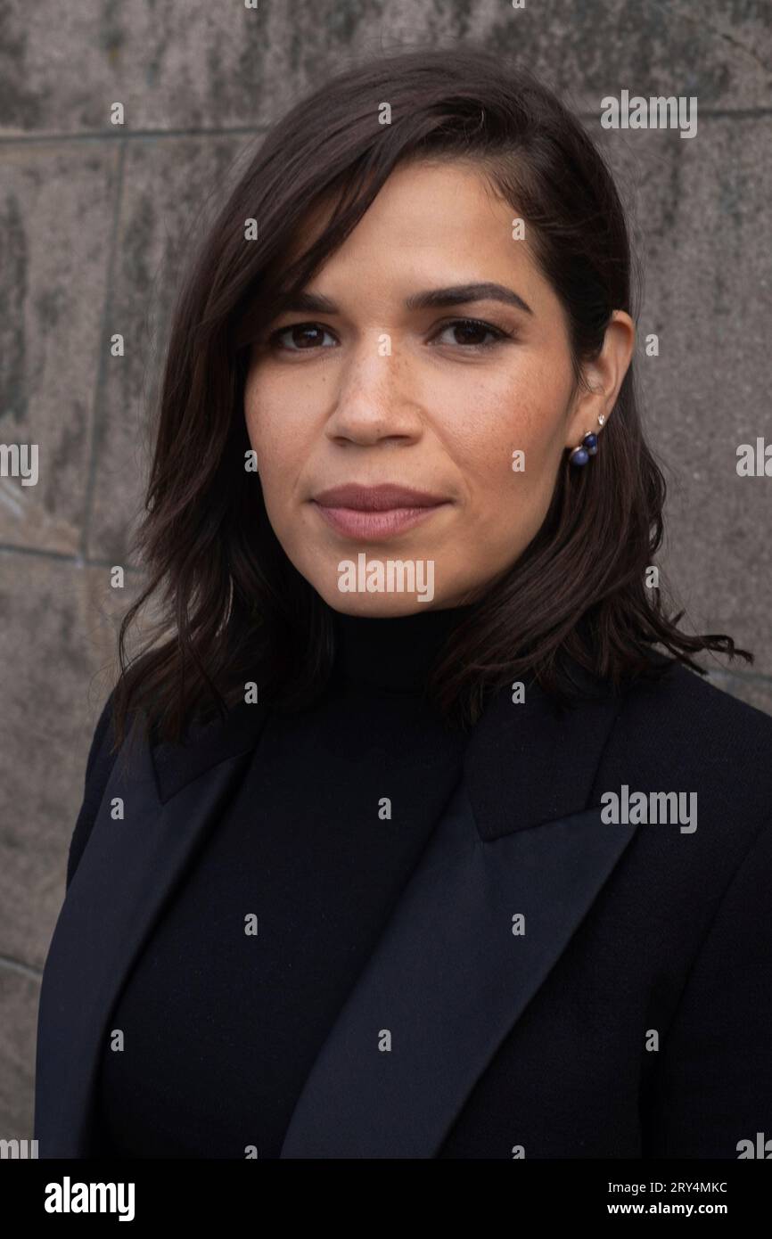 America Ferrera attends the Chloe Spring/Summer 2024 womenswear fashion ...