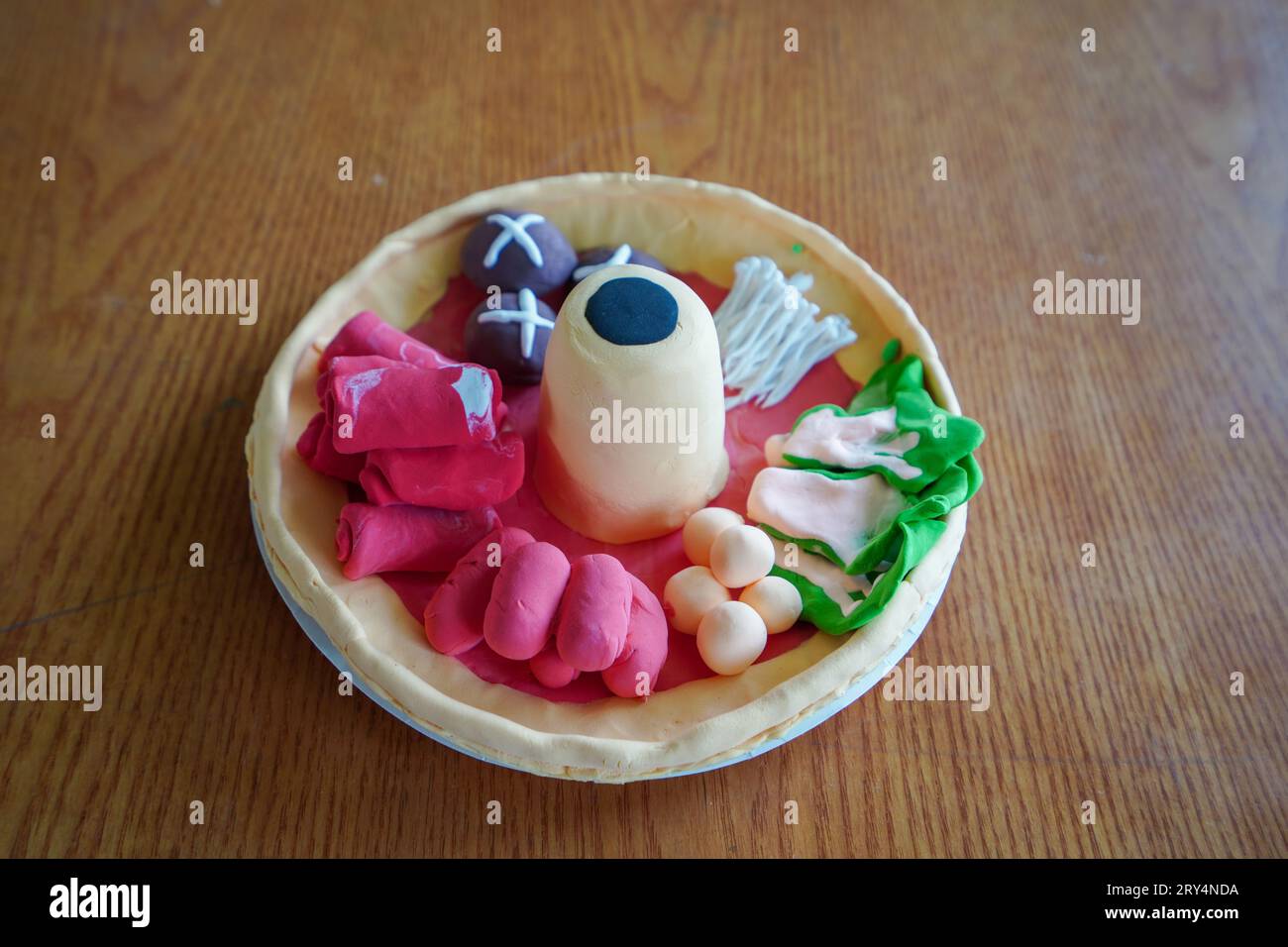 Exquisite ultra light clay artwork with close-up photos Stock Photo - Alamy