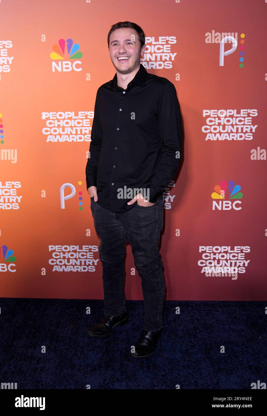 Thomas Mac arrives at the People's Choice Country Awards on Thursday ...