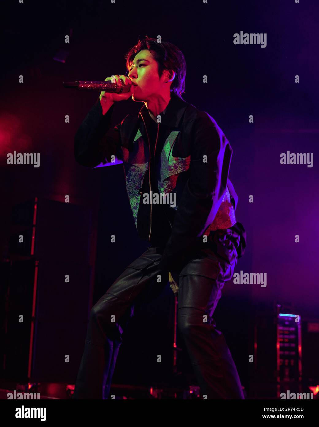 Milan, Italy, 28th September 2023. South Korean rapper and singer B.I ...