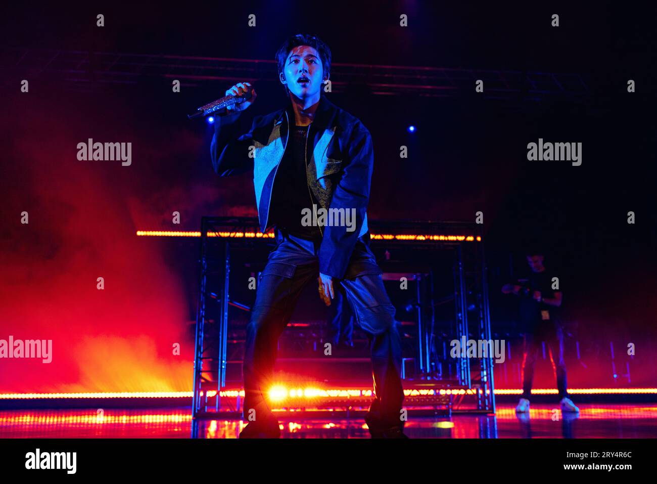 Milan, Italy, 28th September 2023. South Korean rapper and singer B.I ...