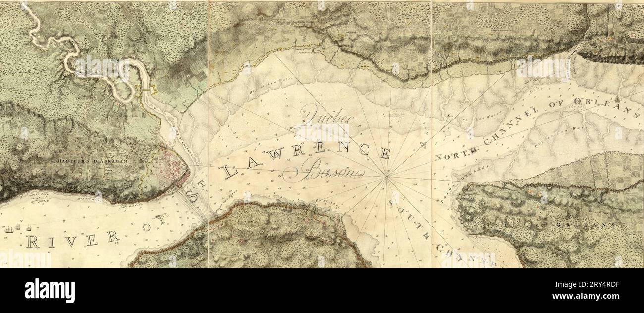1700s north america map hi-res stock photography and images - Alamy
