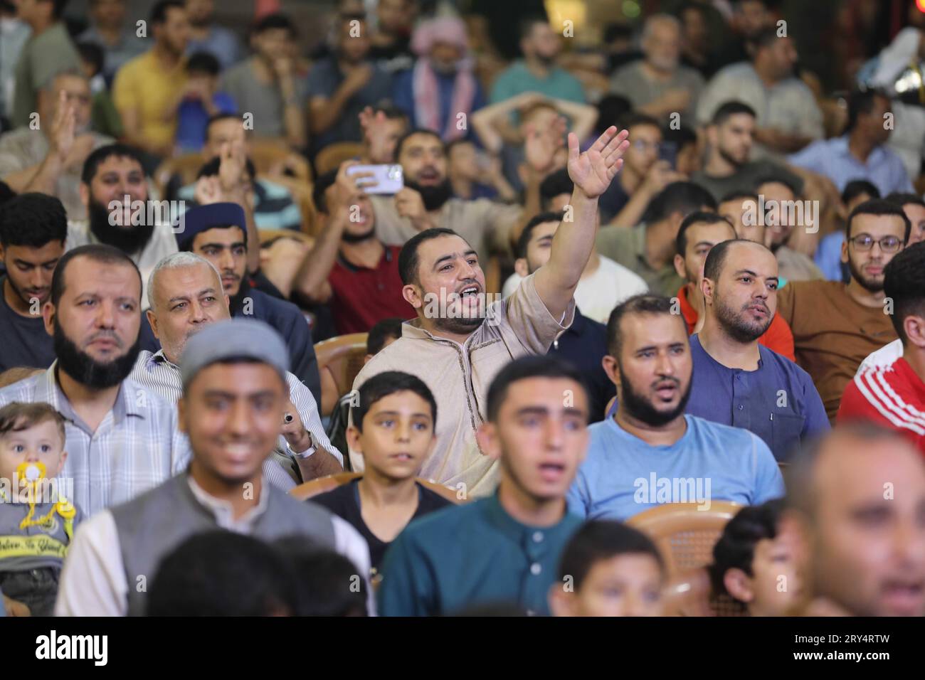 September 28, 2023, Gaza City, The Gaza Strip, Palestine: Palestinians ...