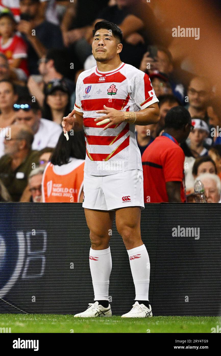 Toulouse, France. Credit: MATSUO. 28th Sep, 2023. Rikiya Matsuda (JPN) Rugby : 2023 Rugby World ...