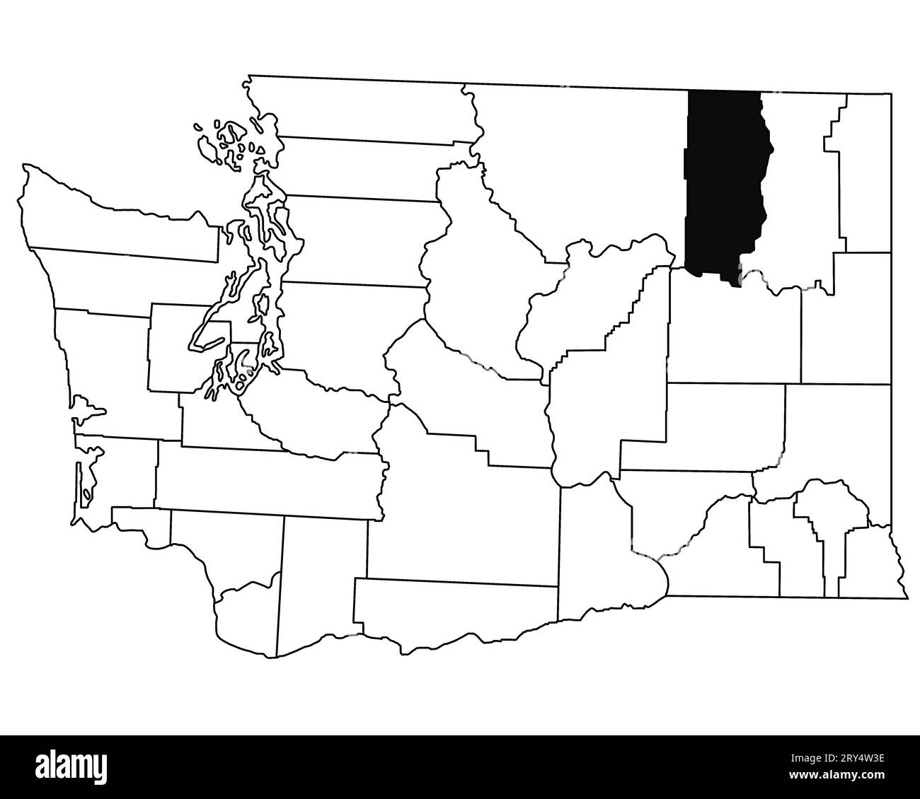 Republic county map Cut Out Stock Images & Pictures - Alamy