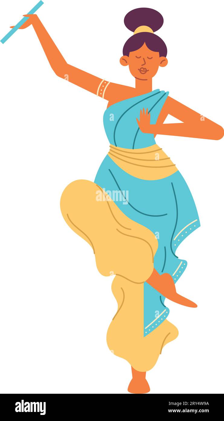 navratri dancer female vector isolated Stock Vector Image & Art - Alamy