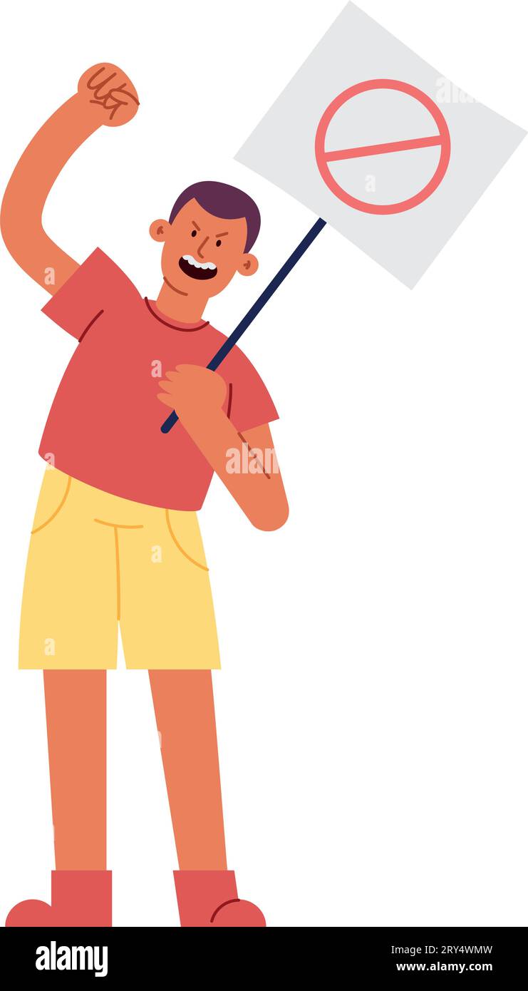 activist with empowerment vector isolated Stock Vector Image & Art - Alamy