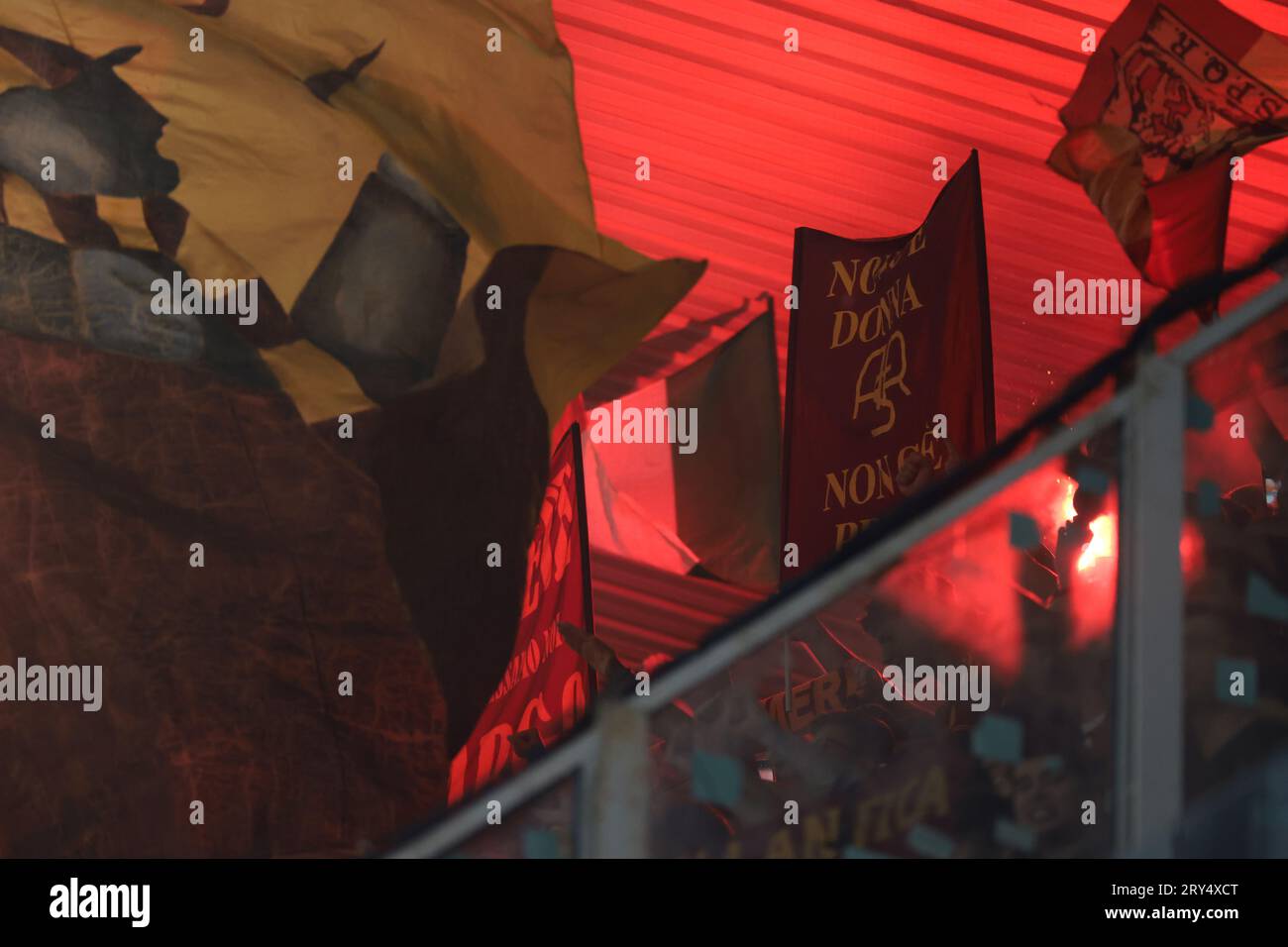 As roma ultras italy flares hi-res stock photography and images - Alamy