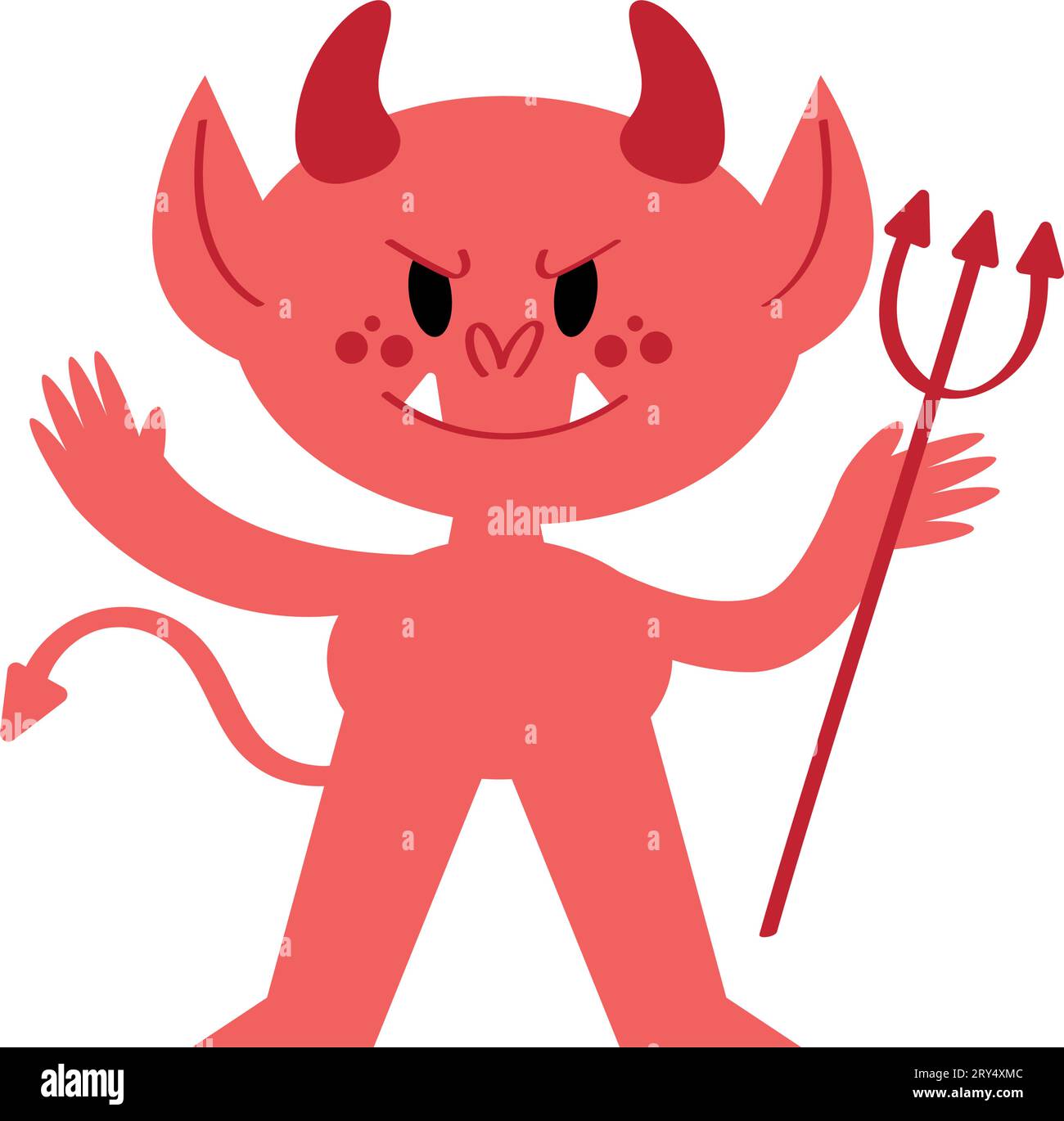 halloween character devil vector isolated Stock Vector Image & Art - Alamy