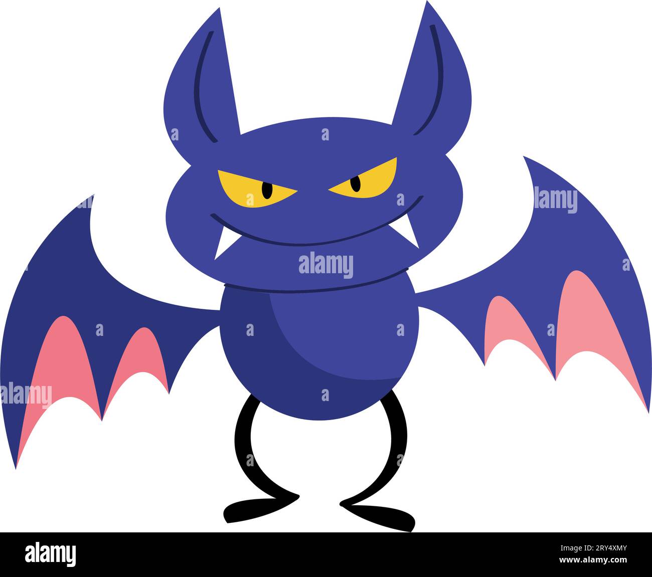 halloween character bat vector isolated Stock Vector Image & Art - Alamy