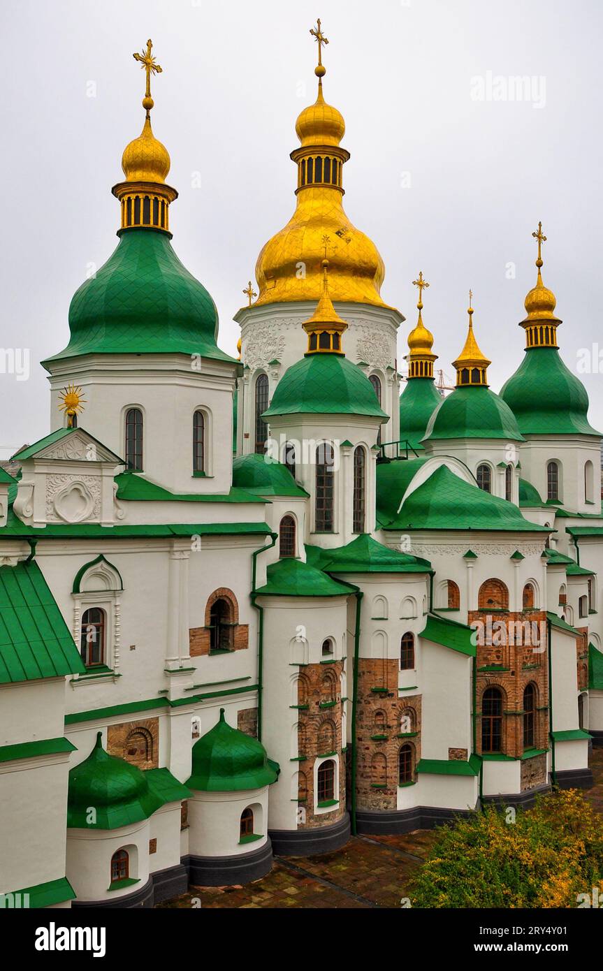 St. Sophia's Cathedral, an Orthodox cathedral founded in 1037, with ...