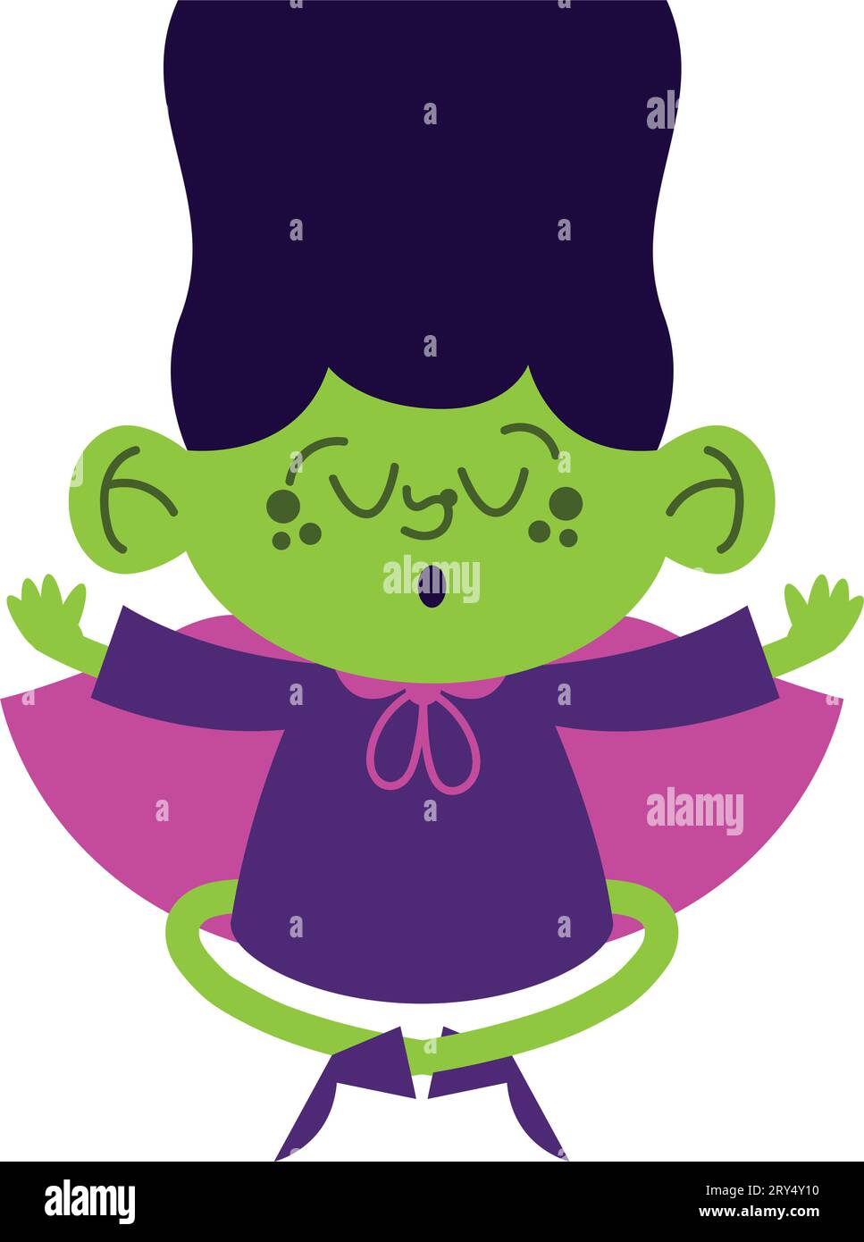 halloween witch flying vector isolated Stock Vector Image & Art - Alamy