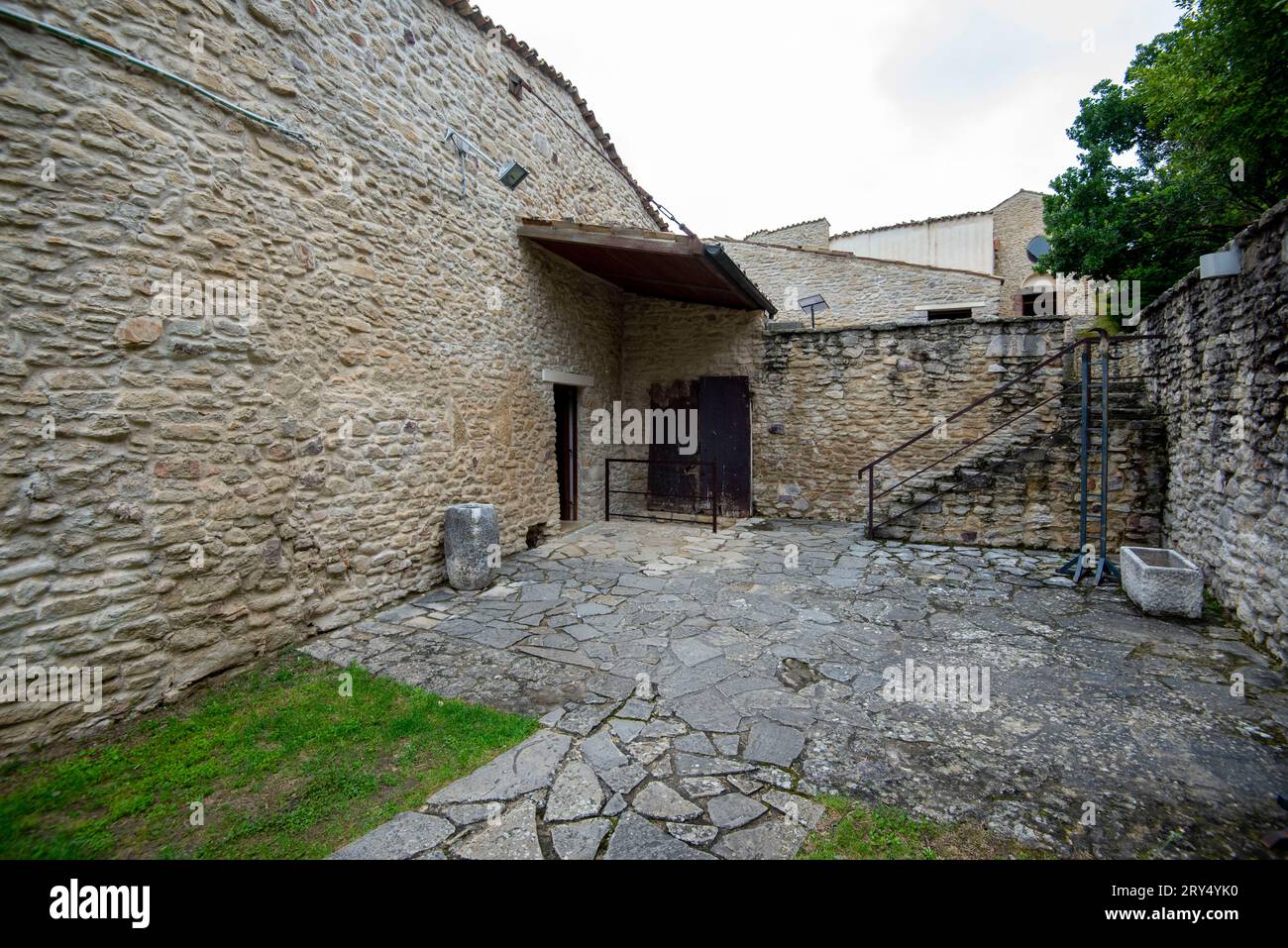 Roccascalegna Medieval Castle - Italy Stock Photo - Alamy