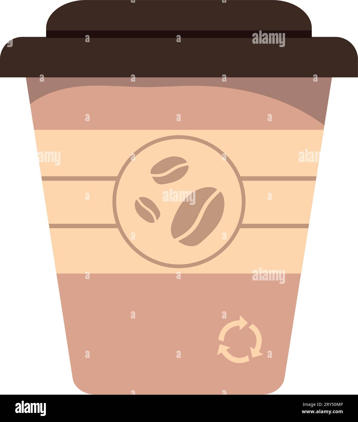 reusable coffee cup illustration Stock Vector Image & Art - Alamy