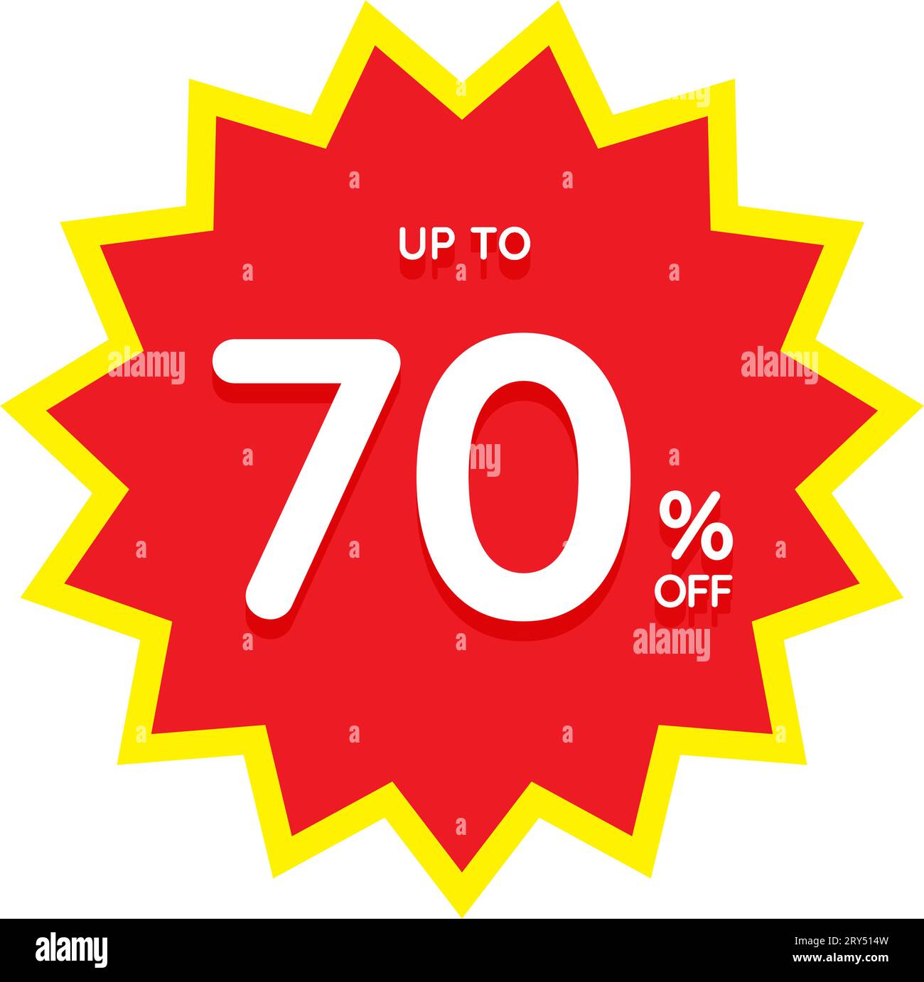 Up to percentage off Sale. Discount offer price sign. Special offer symbol. Discount tag badge ...