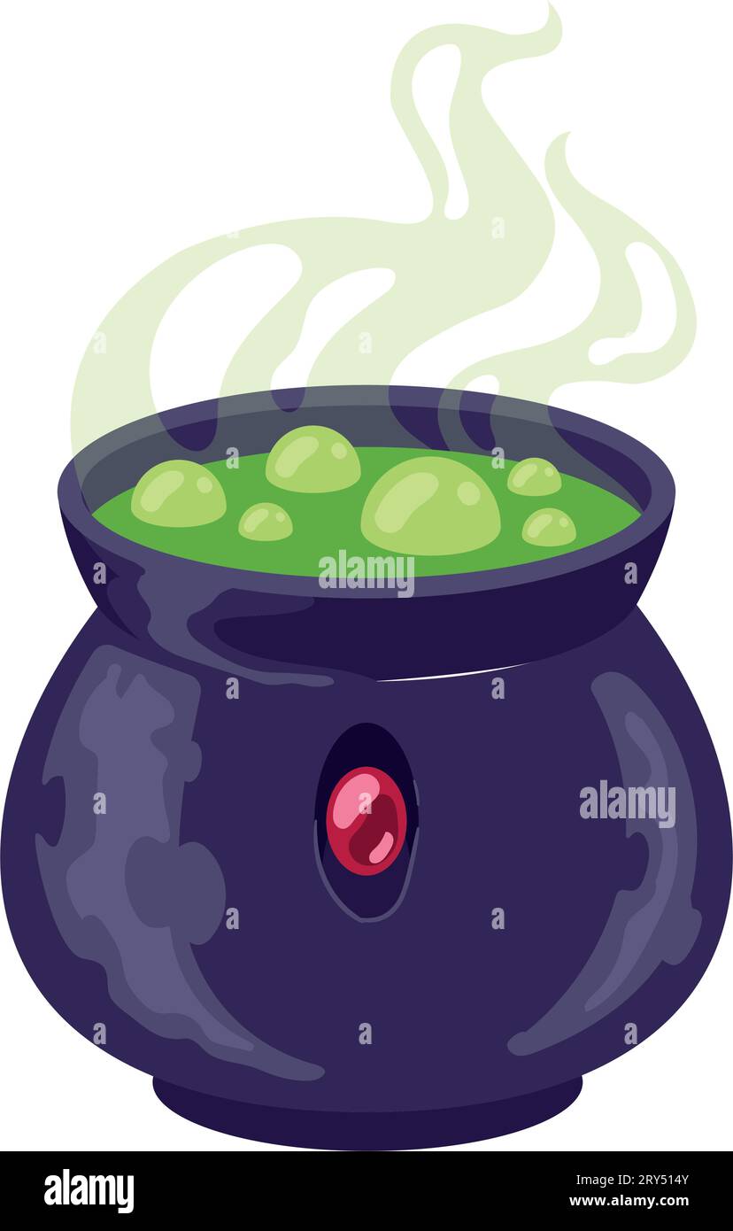 halloween cauldron bubbles Stock Vector Image & Art - Alamy