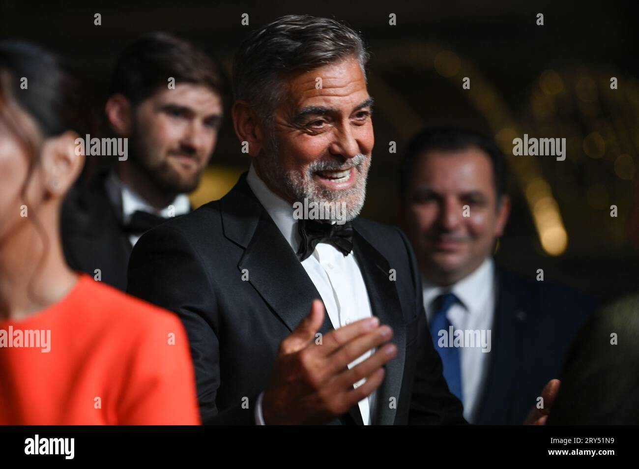 New York, USA. 28th Sep, 2023. George Clooney walking on the red carpet ...