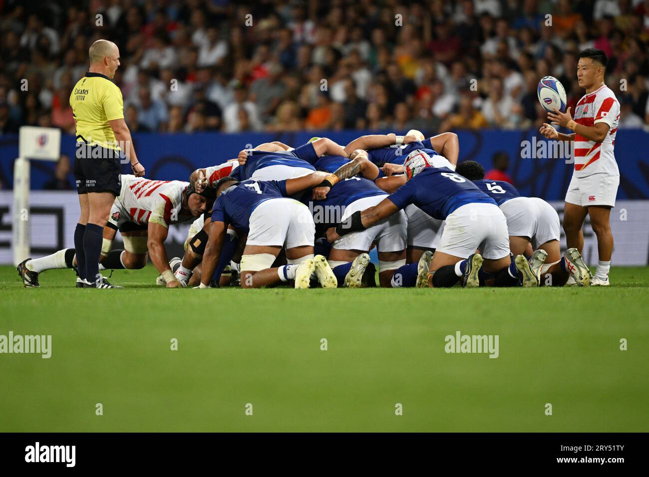 Toulouse, France. Credit: MATSUO. 28th Sep, 2023. Two team group, Naoto Saito (JPN) Rugby : 2023 ...
