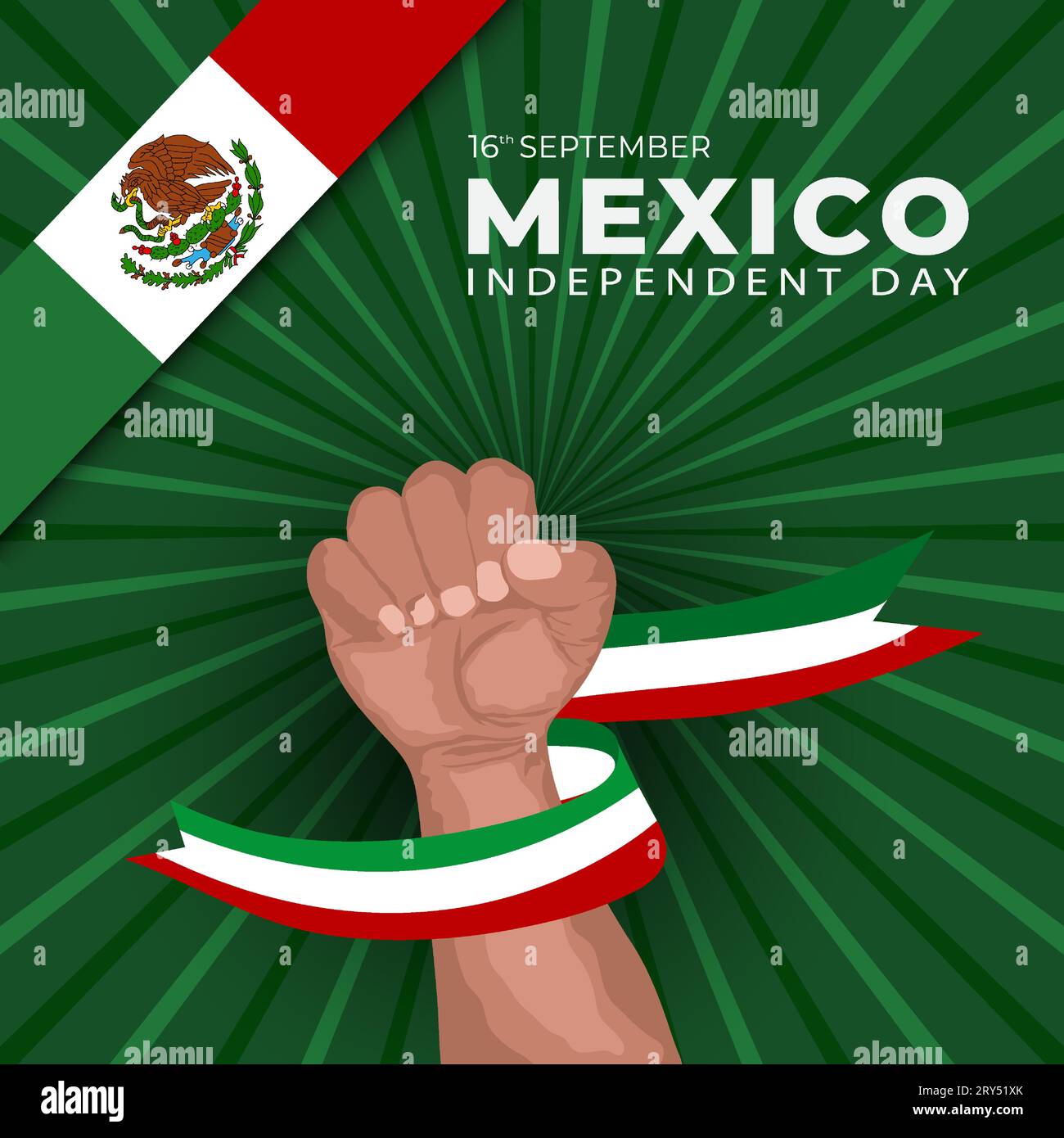 celebration of mexico independent day concept poster design Stock ...