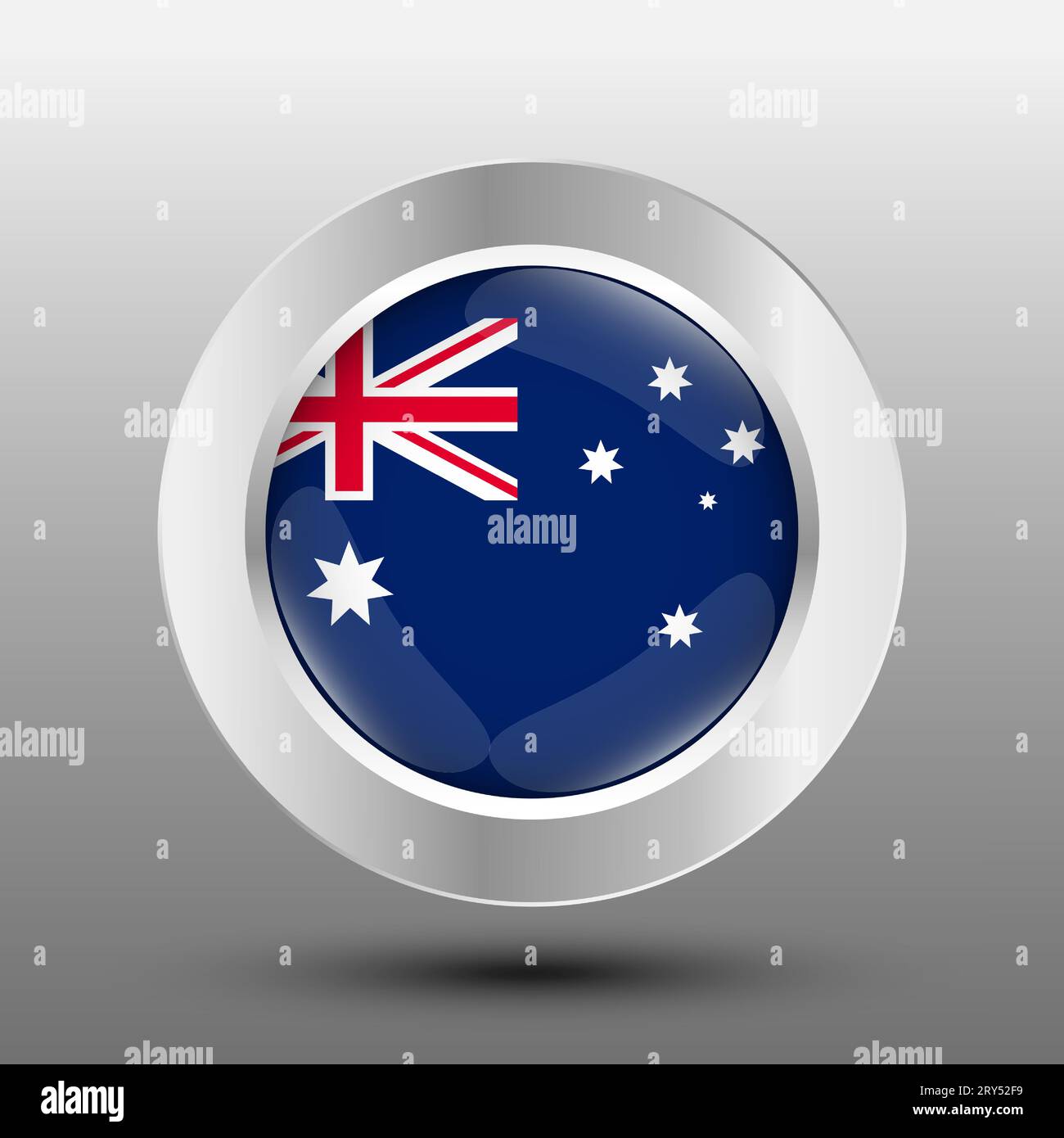 Abstract circle australia flag Stock Vector Images - Alamy