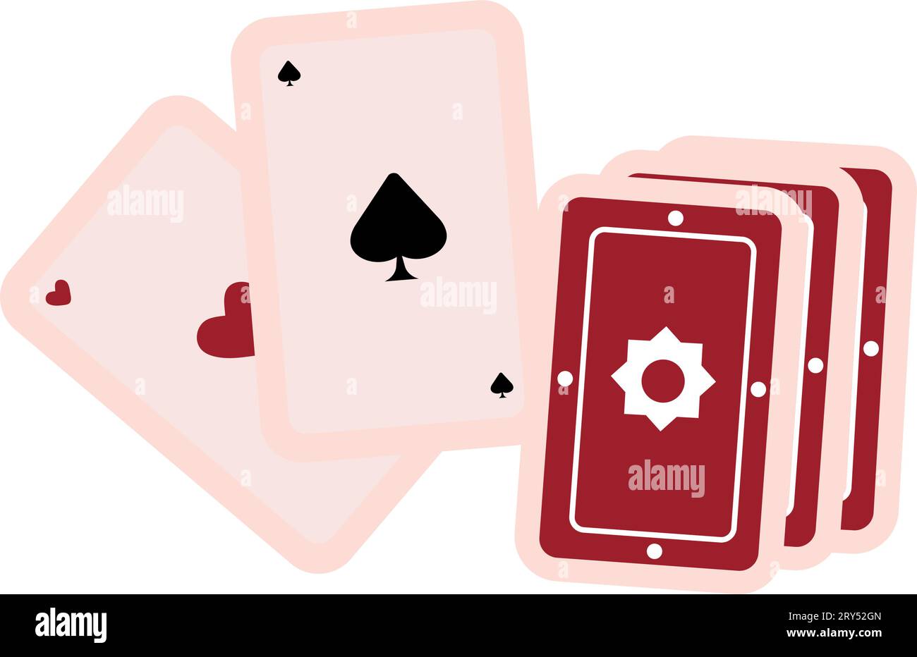 poker cards illustration Stock Vector Image & Art - Alamy