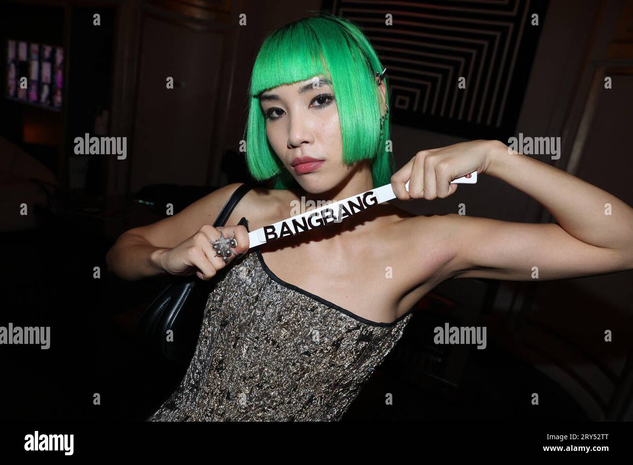 Alyy Space attends Ellen von Unwerth Party held at La Galerie Bourbon ...