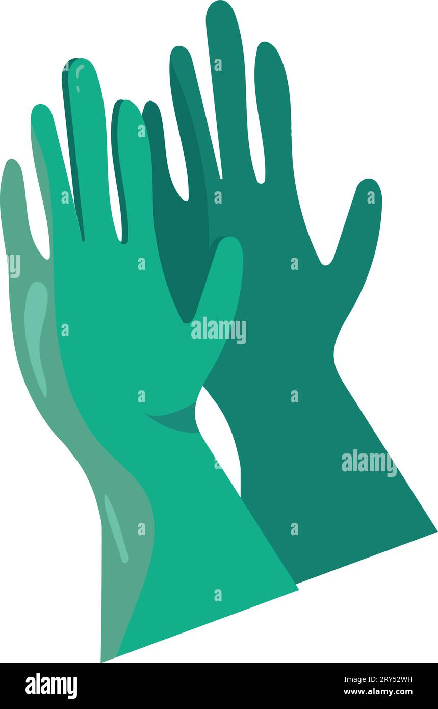 rubber gloves illustration Stock Vector Image & Art - Alamy