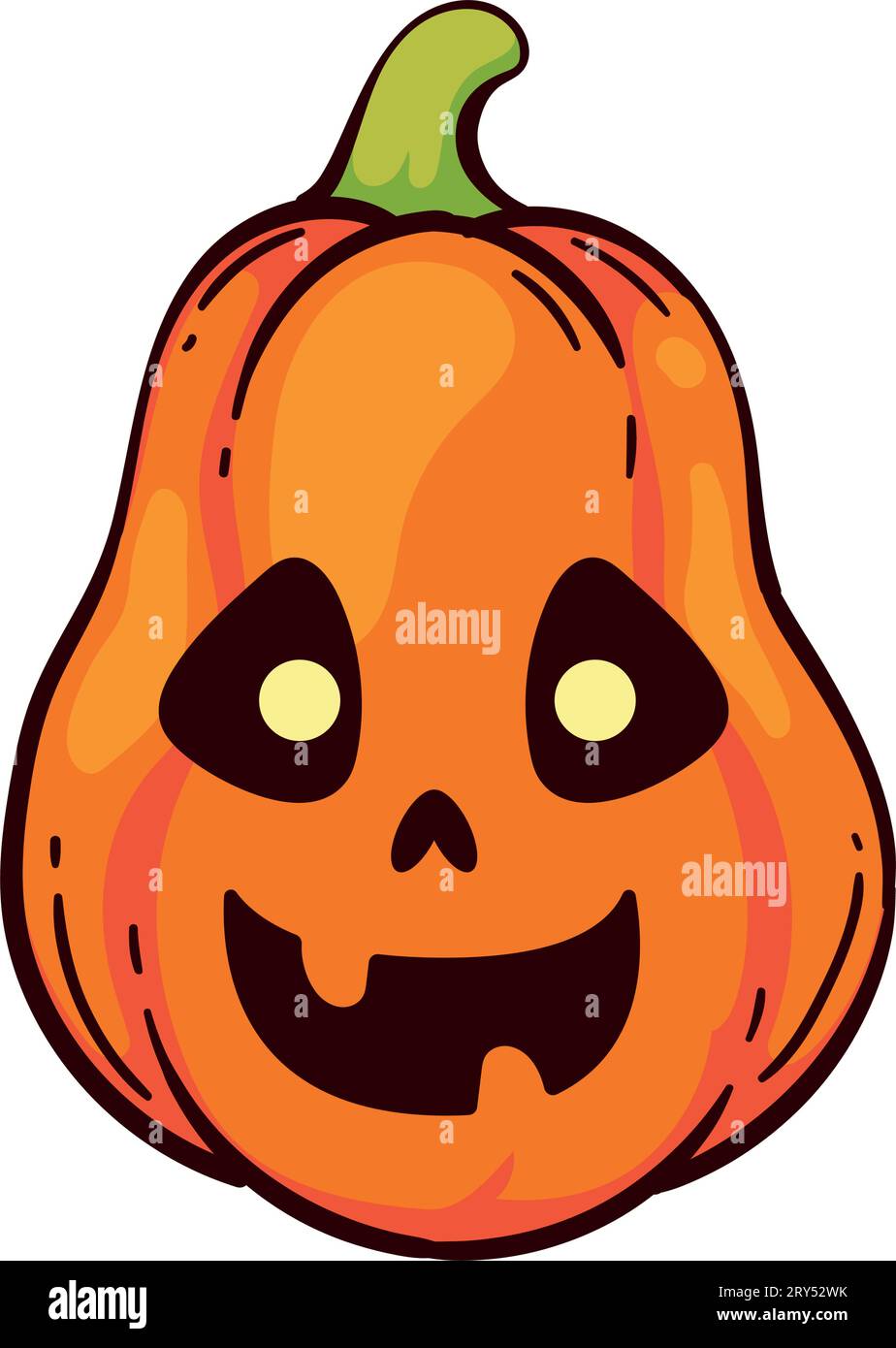 halloween pumpkin laughing Stock Vector Image & Art - Alamy