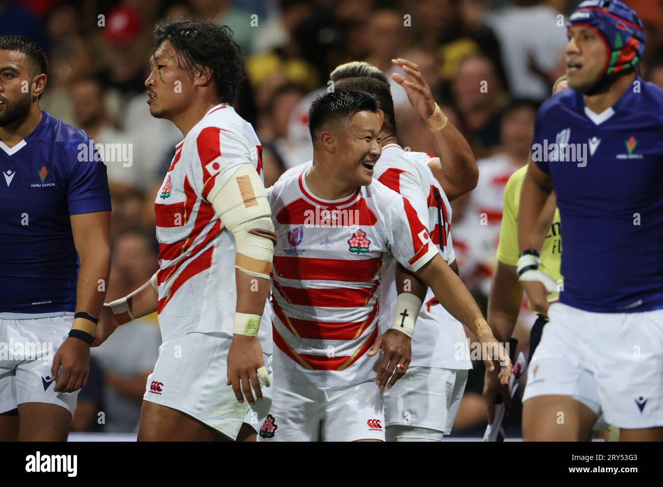 Japan's Naoto Saito during the 2023 Rugby World Cup Pool D match ...