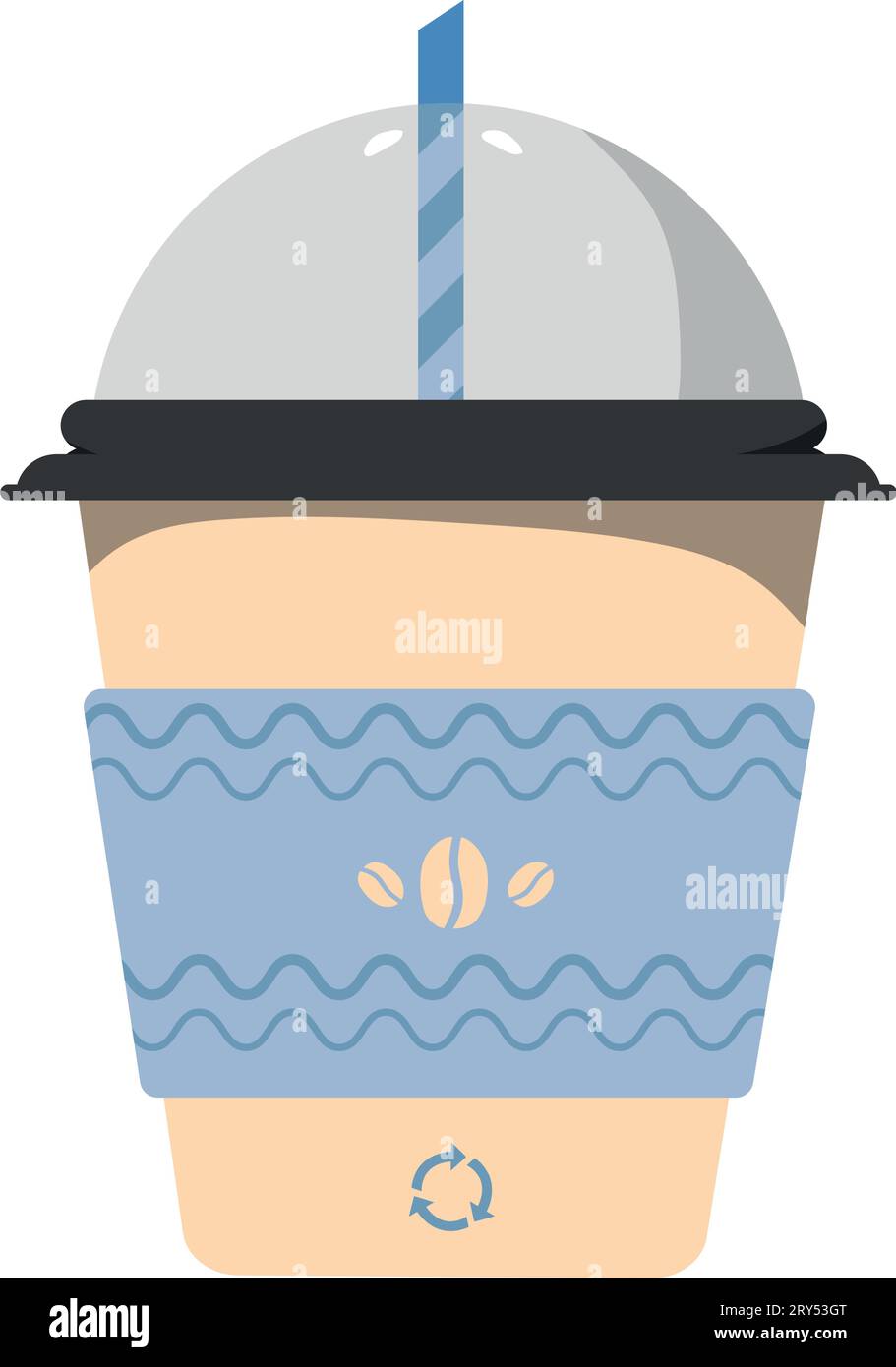 Recycled coffee cup Stock Vector Images - Alamy