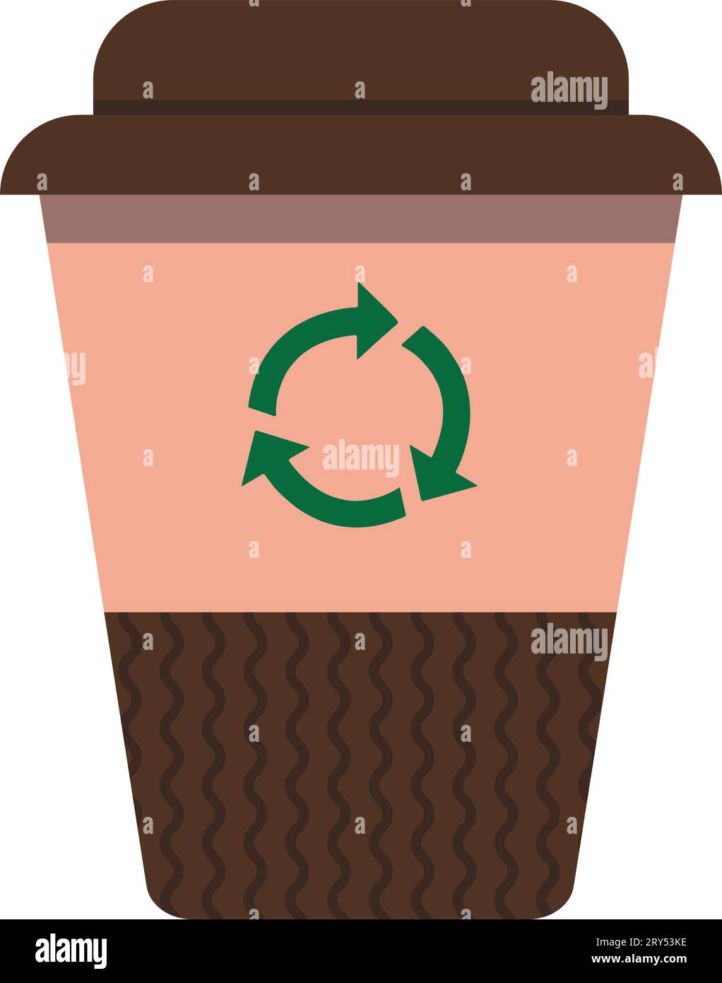 Reusable Coffee Cup Design Illustration Stock Vector Image And Art Alamy
