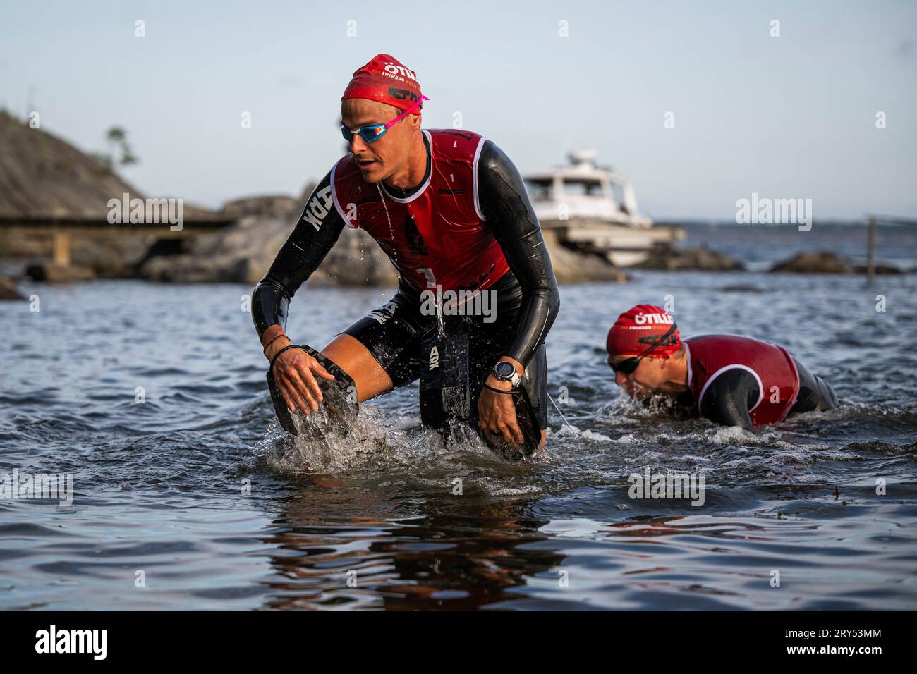 Stockholm, Sweden. 04th Sep, 2023. 230904 Hugo Tormento and Max ...
