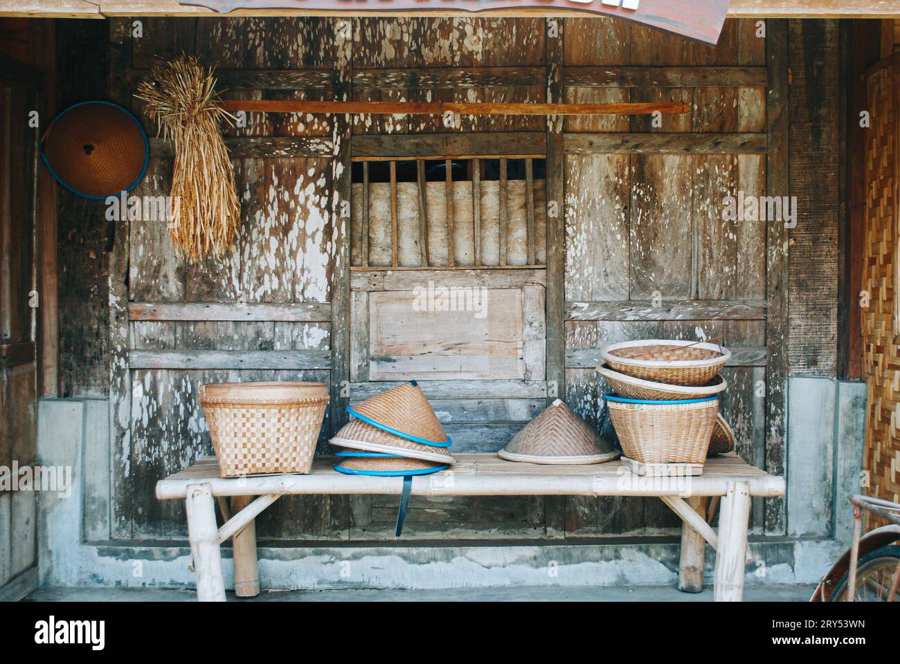 Traditional Javanese house known as Joglo Stock Photo - Alamy