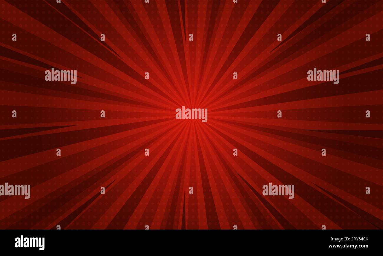 abstract red halftone texture background with retro style red pop art ...