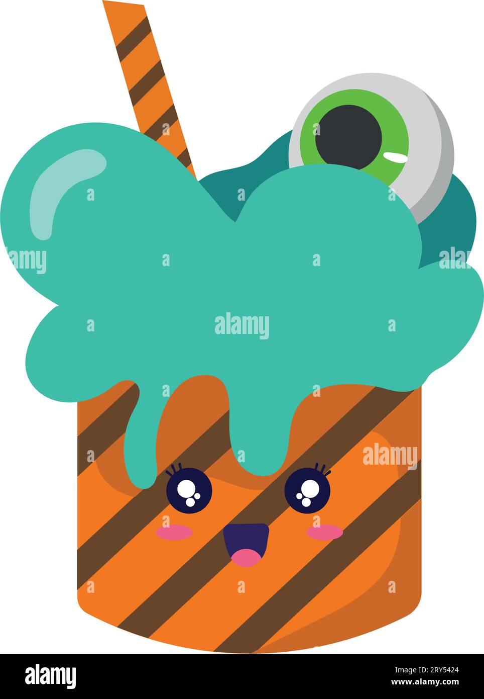Kawaii magic bottle Stock Vector Images - Alamy