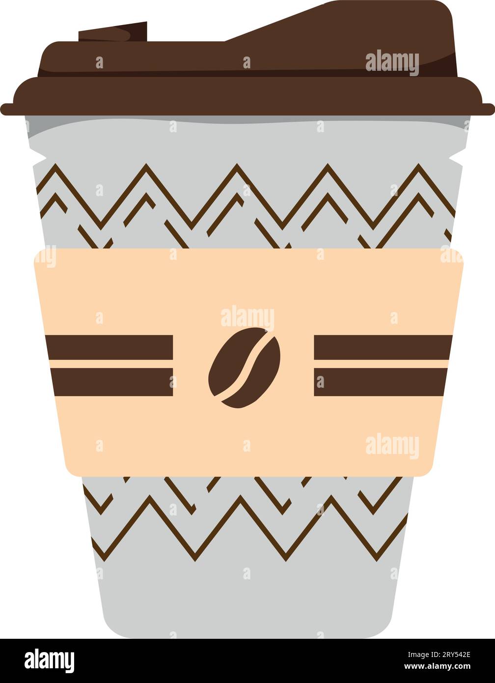 reusable coffee cup design Stock Vector Image & Art - Alamy