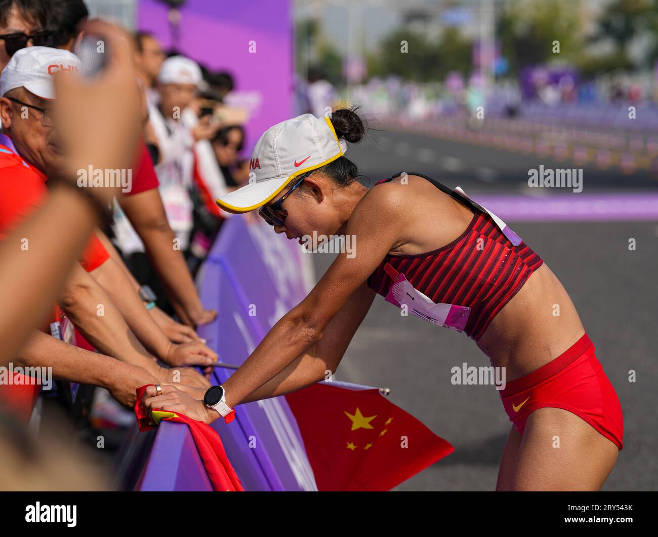 Hangzhou, China's Zhejiang Province. 29th Sep, 2023. Ma Zhenxia of ...