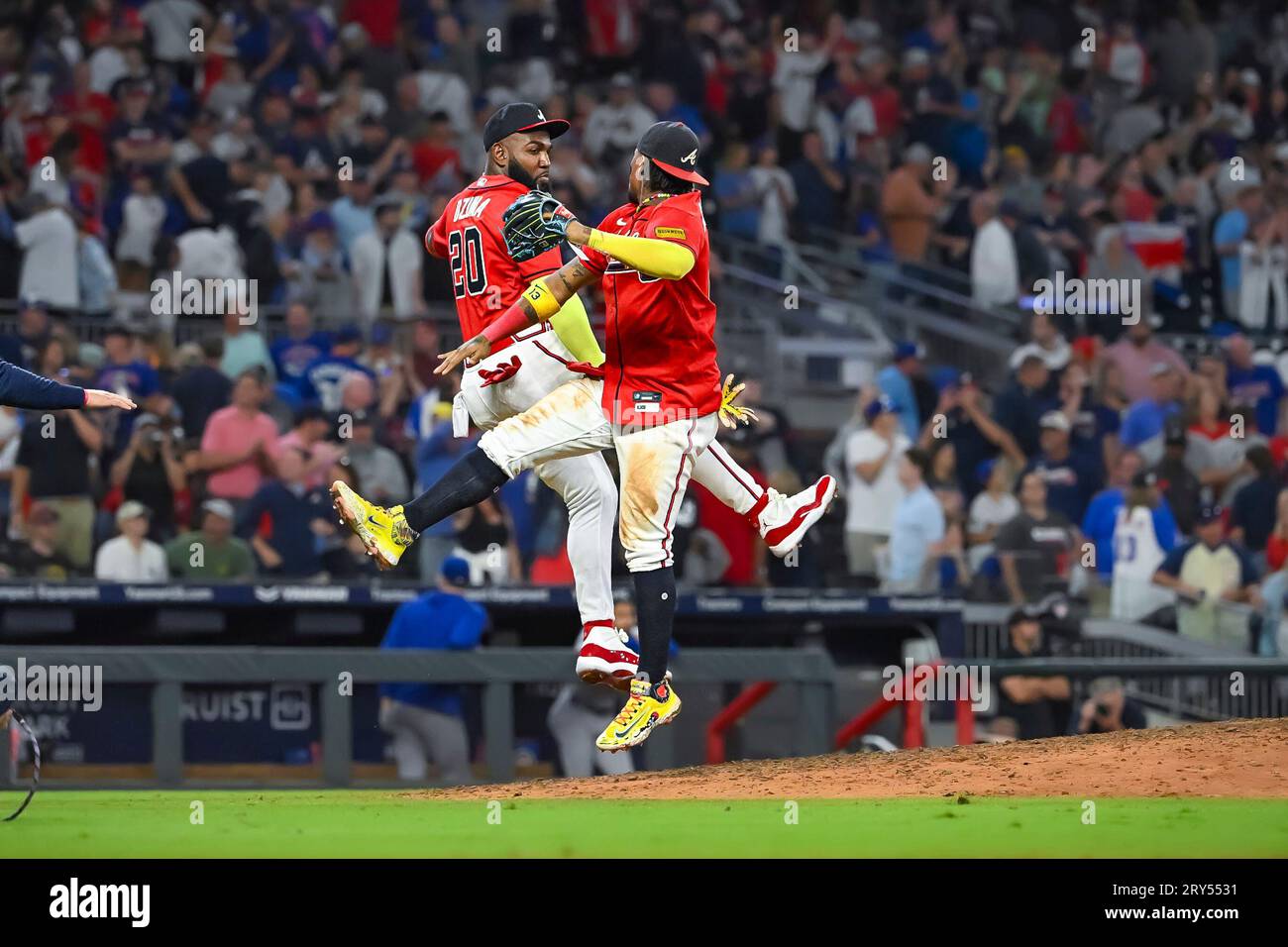 ATLANTA, GA - SEPTEMBER 28: Atlanta Braves designated hitter Marcell ...