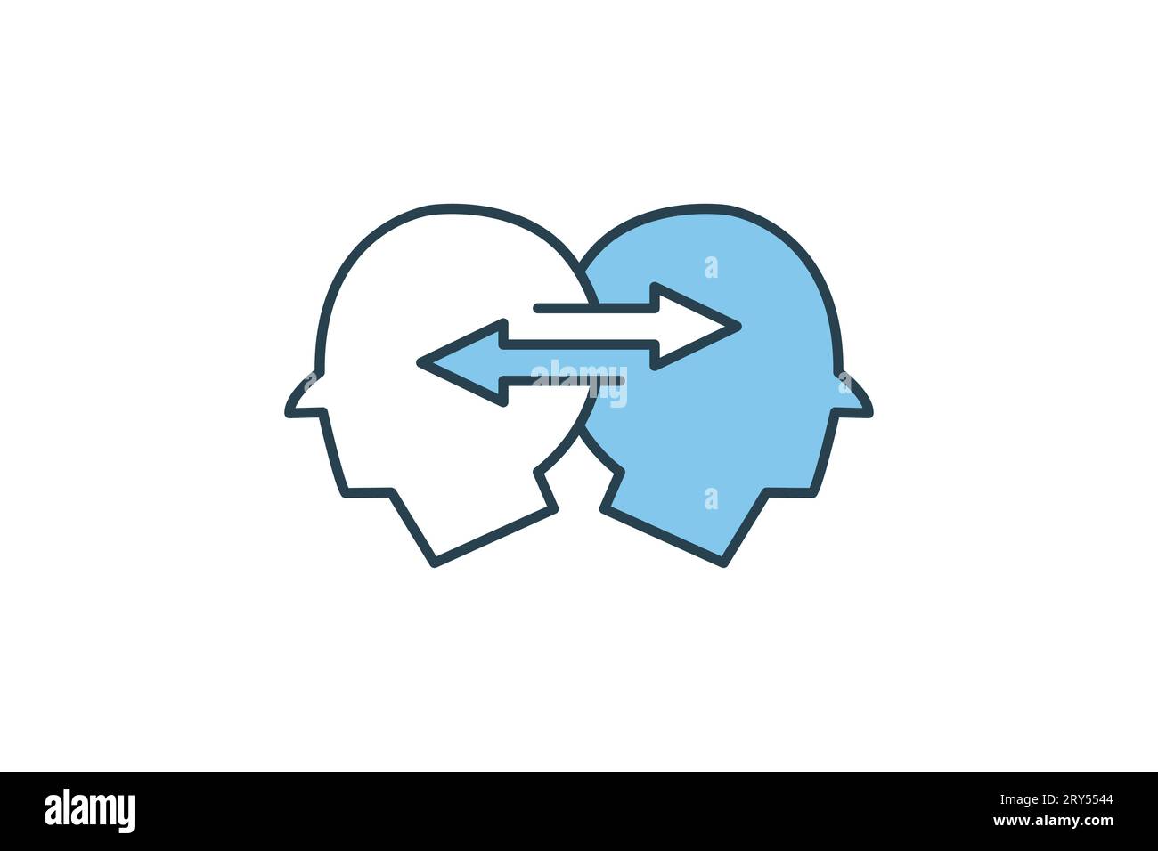 Mind map icon. icon related to critical thinking. suitable for web site design, app, user ...