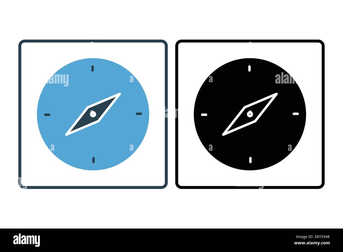 Compass icon. icon related to direction and purpose. suitable for web ... Compass icon. icon related to direction and purpose. suitable for web ...