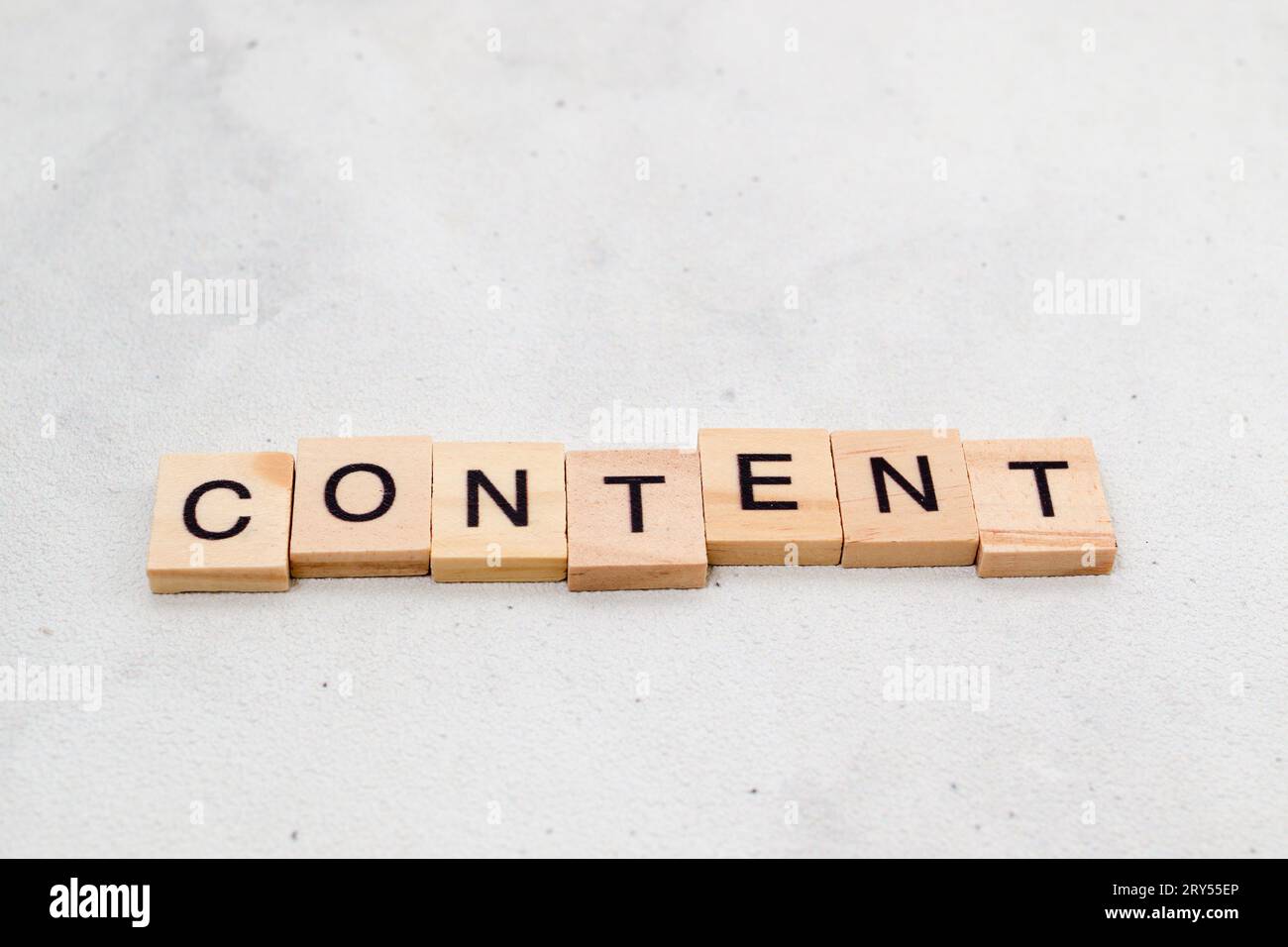 word on wooden cube letter block on white background. Business concept ...