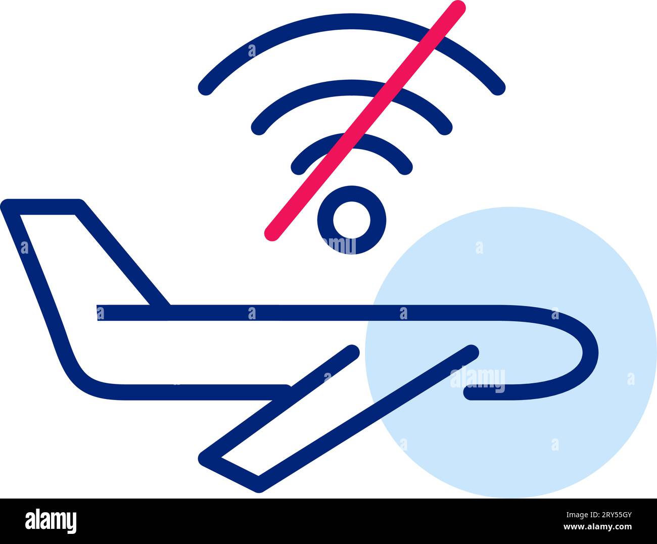 Airplane signal Stock Vector Images - Alamy
