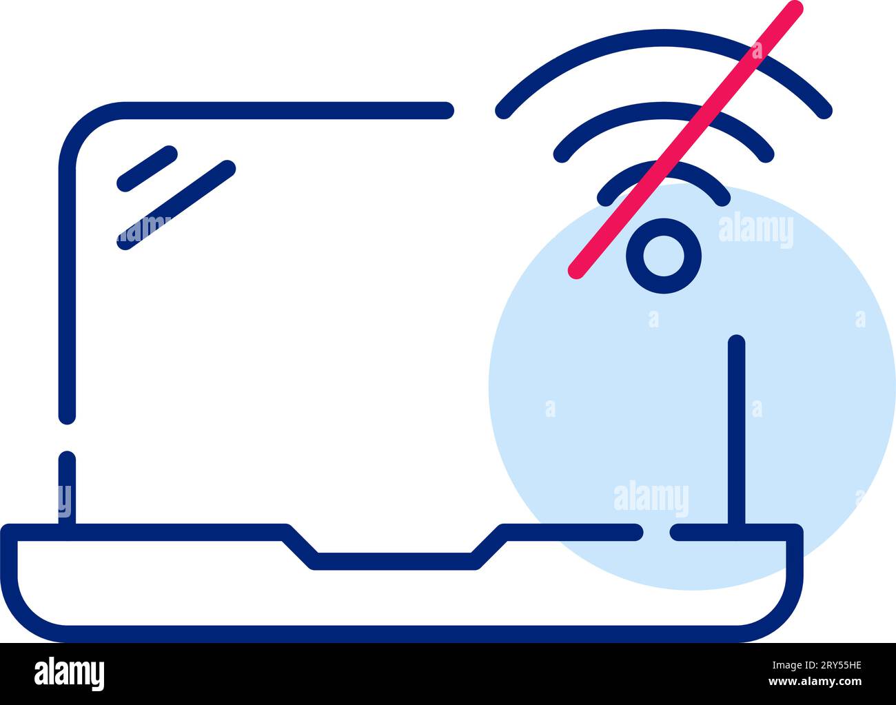 Man wifi router Stock Vector Images - Alamy