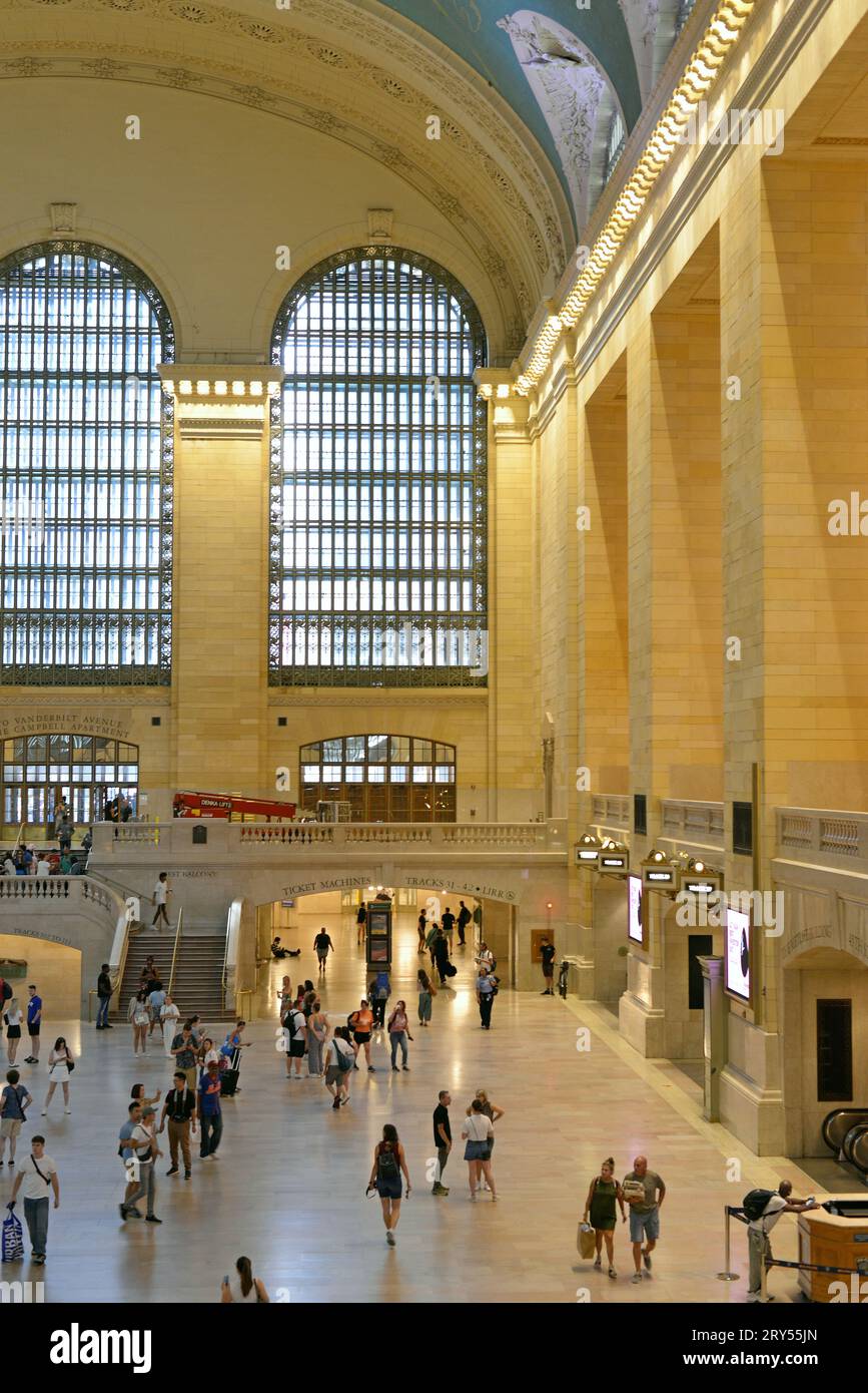 Main Concourse in NYC Grand Central Terminal, Manhattan, New York City ...